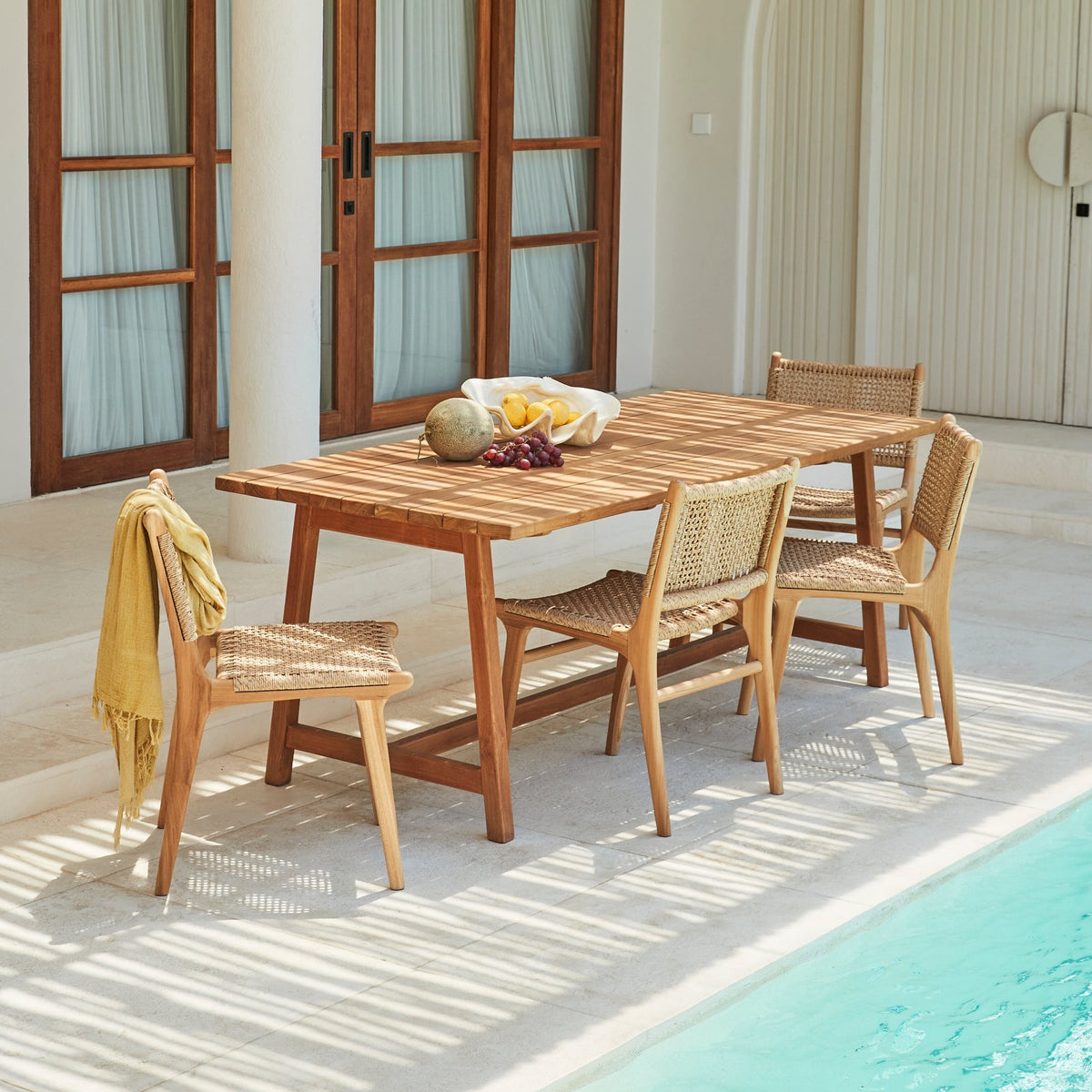 Zanzibar Teak Dining Table | Outdoor – ZEPHYR HOME