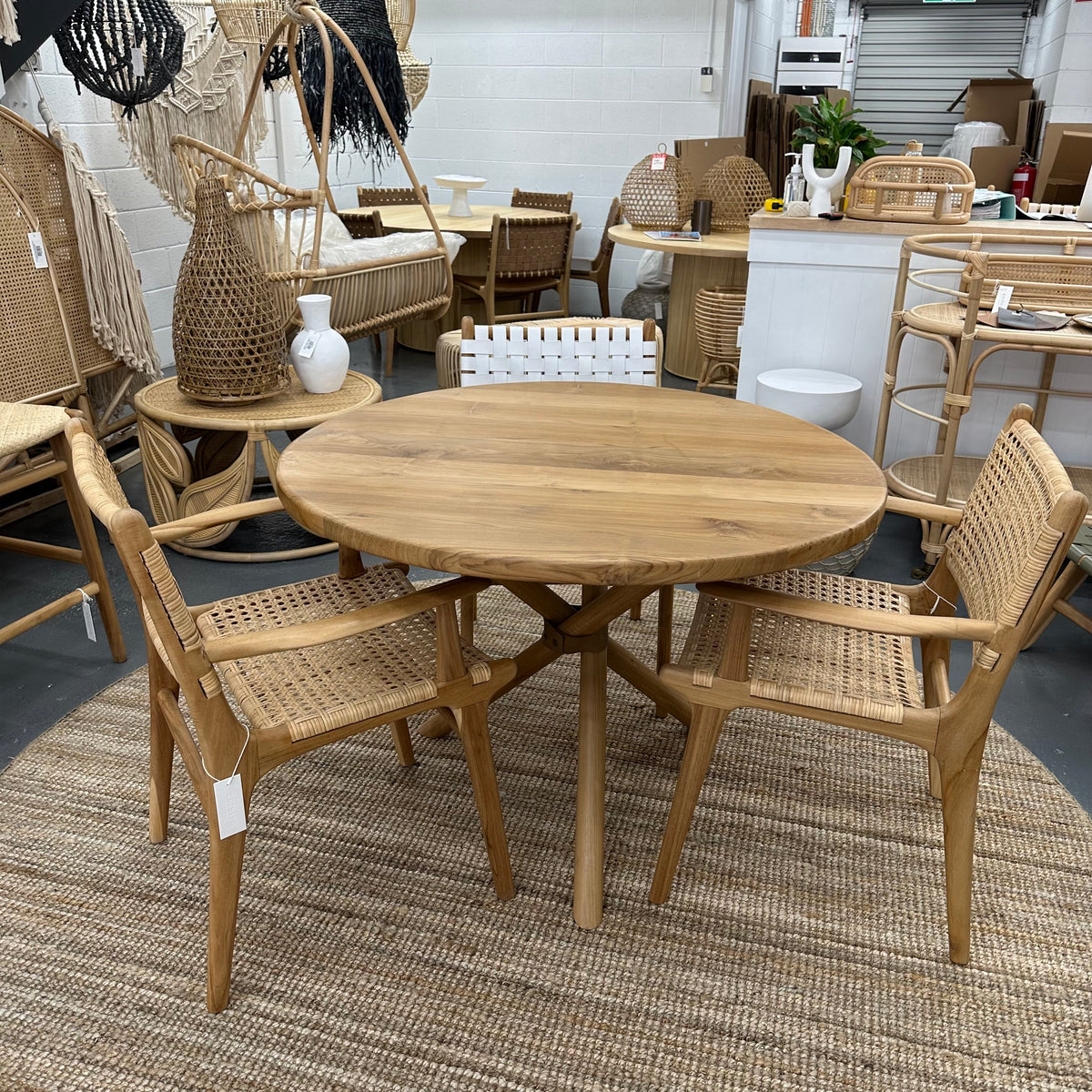 ZIMZALA TEAK DINING TABLE – ZEPHYR HOME