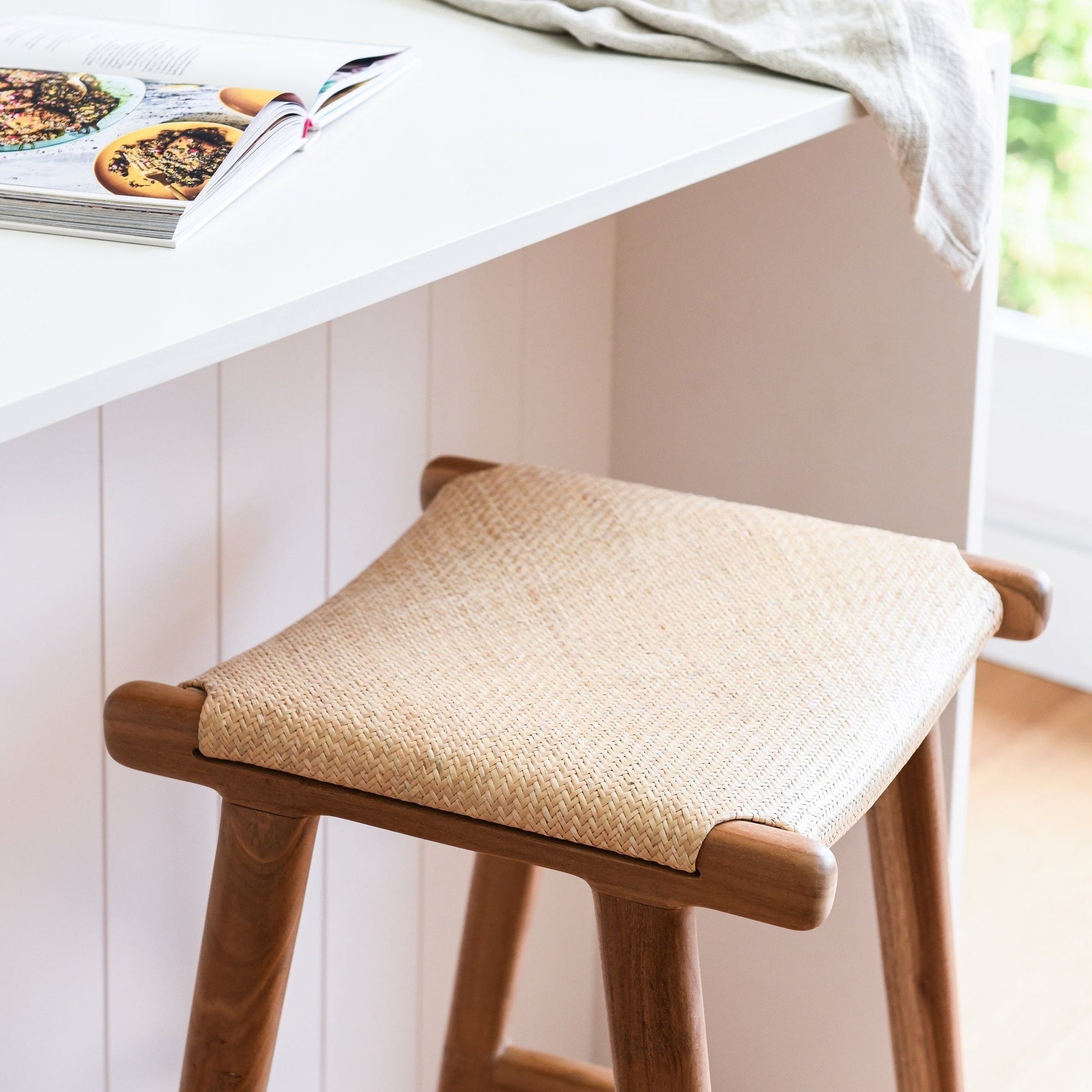 ZULU BORNEO RATTAN STOOL | NATURAL – ZEPHYR HOME