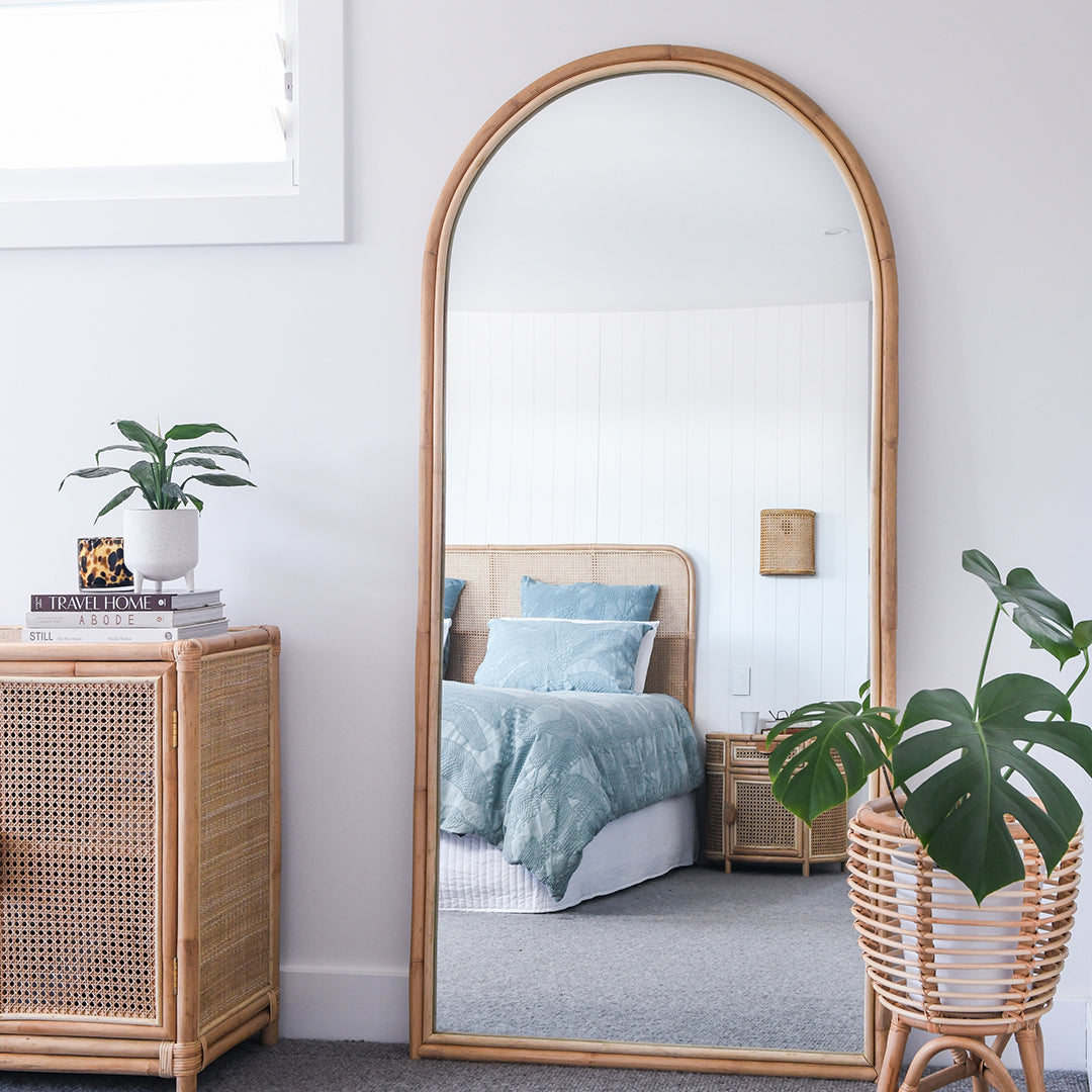 FLORES LARGE FLOOR ARCH MIRROR | 190CM – ZEPHYR HOME